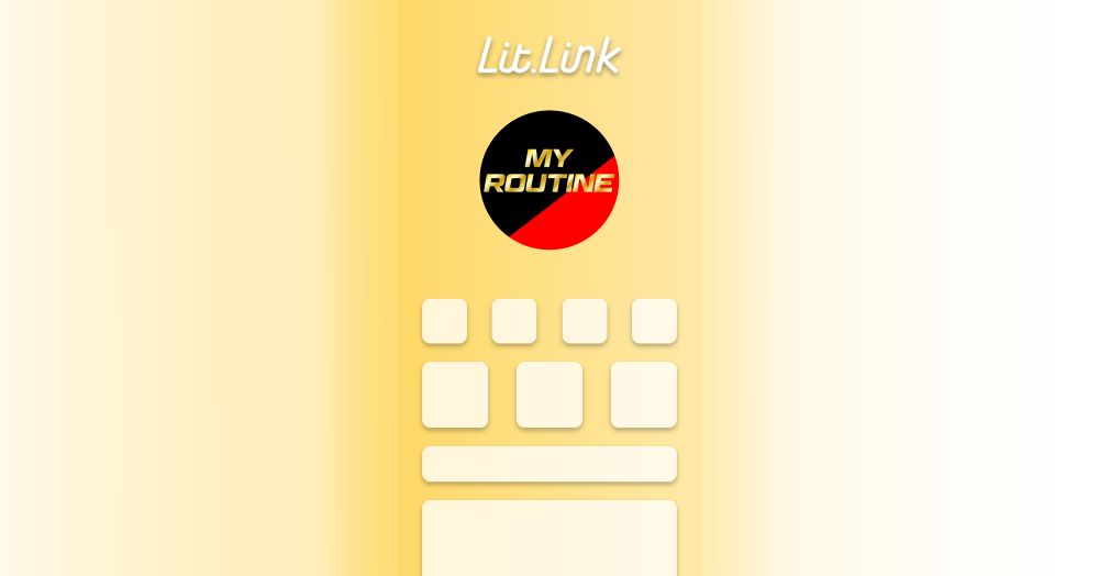 MY ROUTINE MAX lit.link(リットリンク)