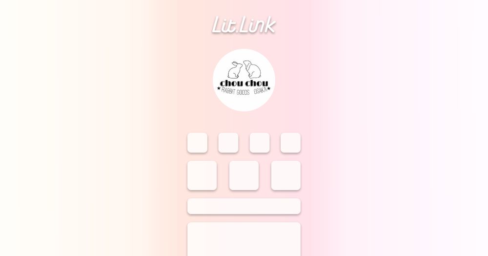 chou chouうさぎ用品大阪 lit.link(リットリンク)