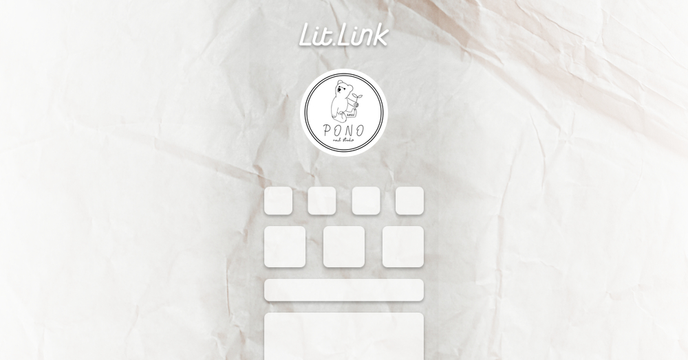 PONO nailstudio lit.link(リットリンク)