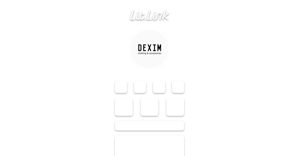DEXIM ONLINE STORE lit.link(リットリンク)